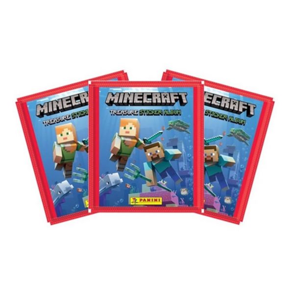 Sobres Minecraft Treasure Sticker Álbum Panini 50 piezas - Opción A shop